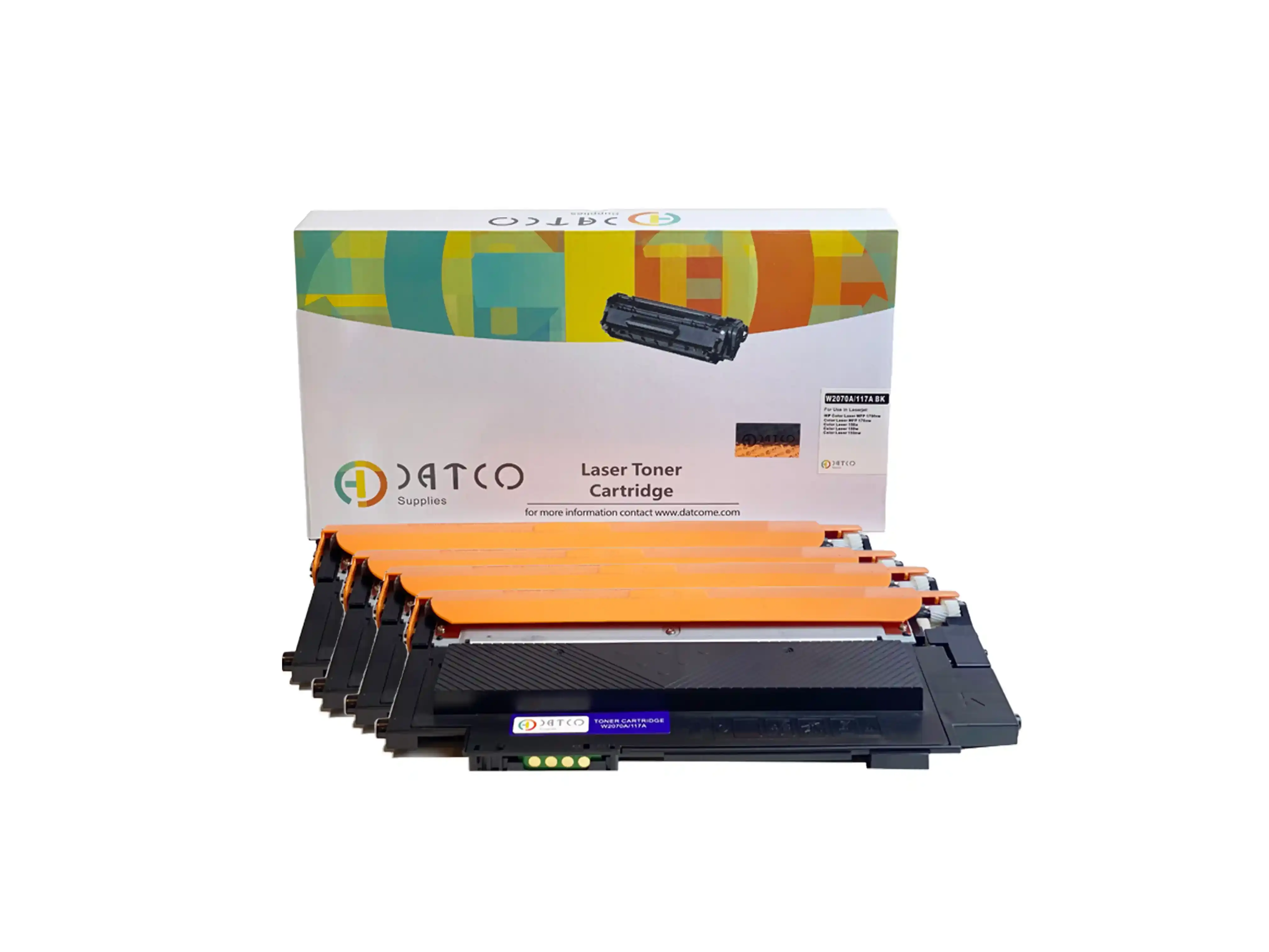 Datco 117A/W2070A Toner Set - سيت كاترج 117